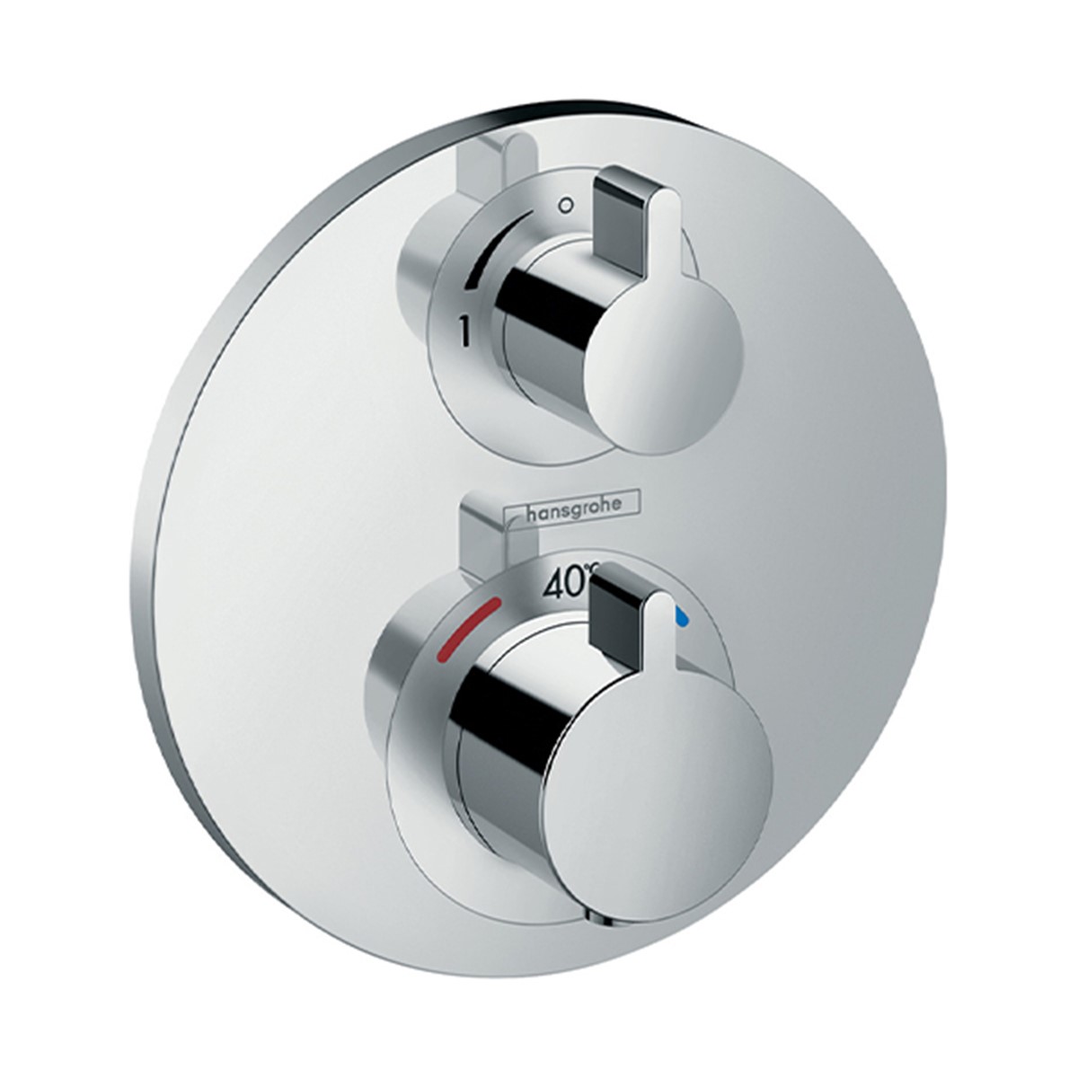 Ecostat S Thermostatic Concealed Mixer - Ecostat S - hansgrohe ...