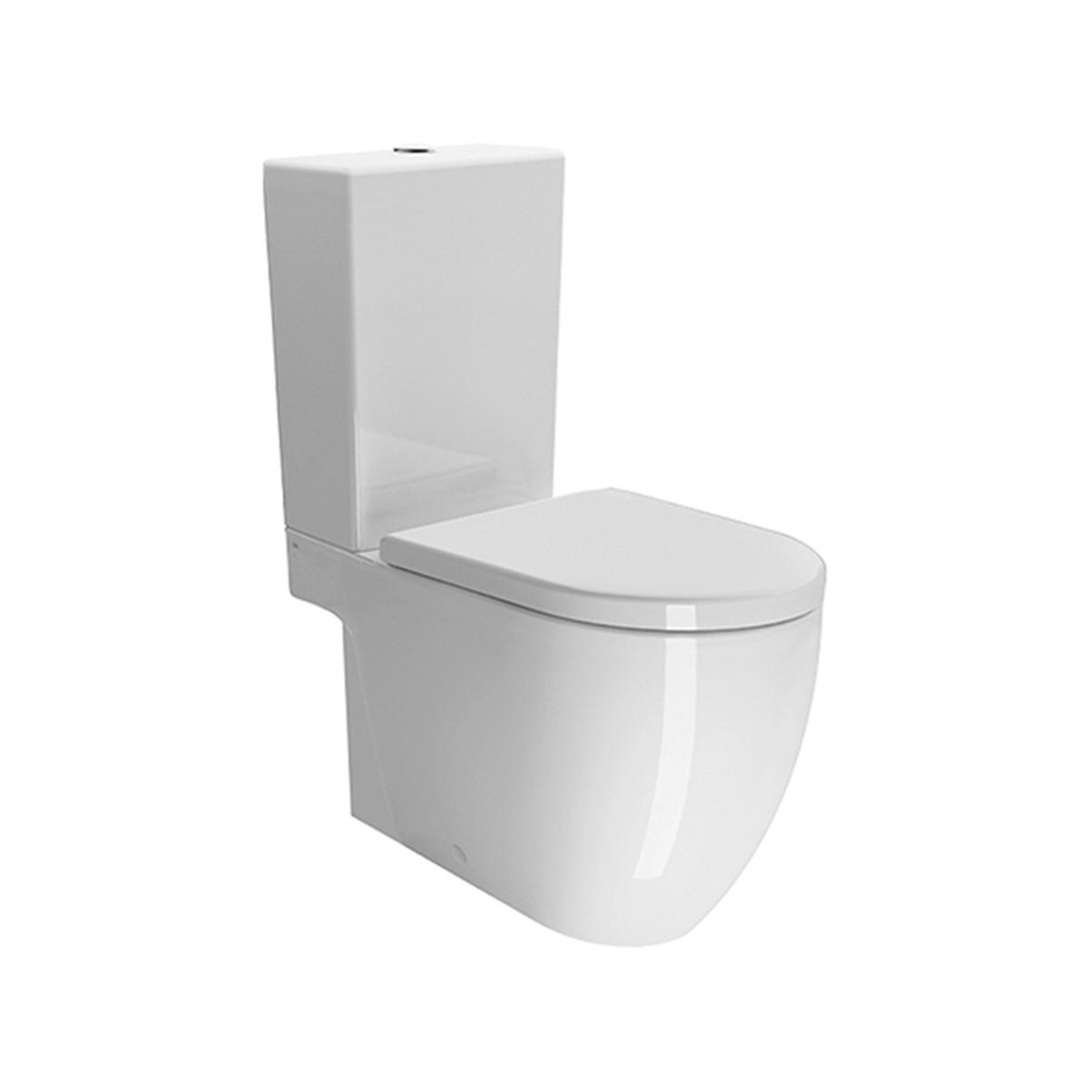 Pura 68 Close Coupled Pan & Cistern without Lid - Pura - GSI Ceramica ...